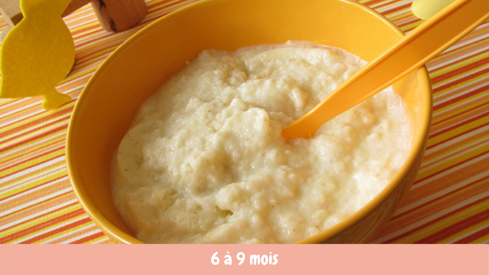 Petit pot de tapioca, pomme et banane | Cuisine de bébé