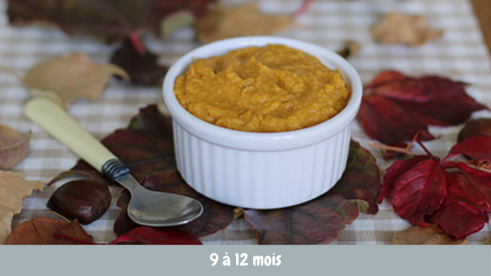 Purée de carottes aux marrons | Cuisine de bébé
