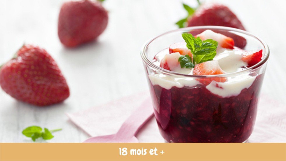 Douceur de fruits rouges | Cuisine de bébé